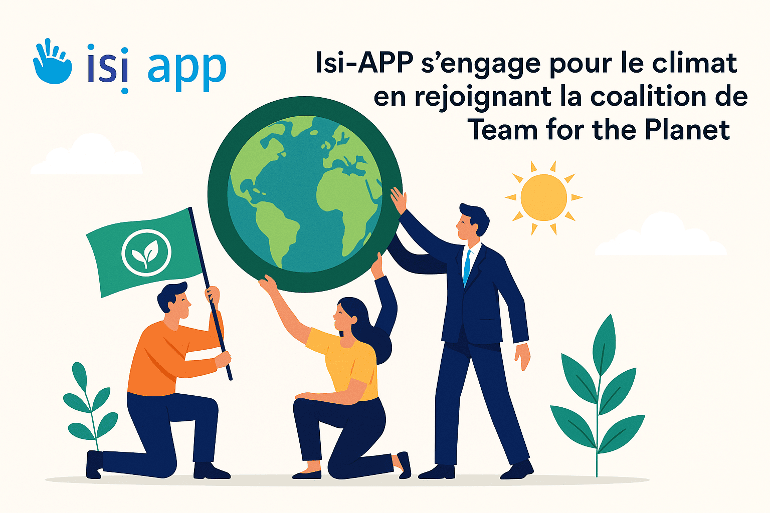 Isi-APP s’engage pour le climat : Team for the Planet